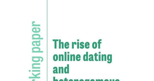 The rise of online dating and heterogamous marriages | Institute for ...