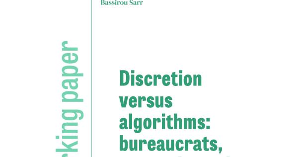 Discretion versus algorithms: bureaucrats, tax equity and acceptability ...